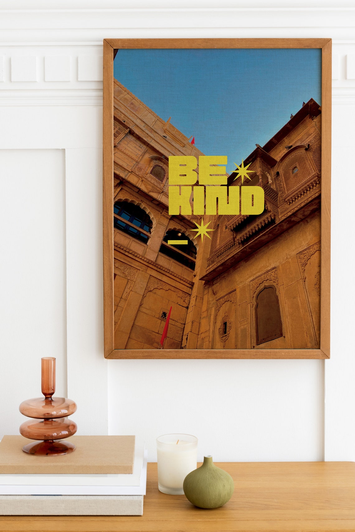 Be Kind Printable Poster Positive Self Talk Poster Retro - Etsy