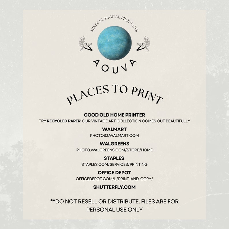 3 Piece Wall Art, Sage Green Poster, Wall Collage, Botanic Pattern, Don ...