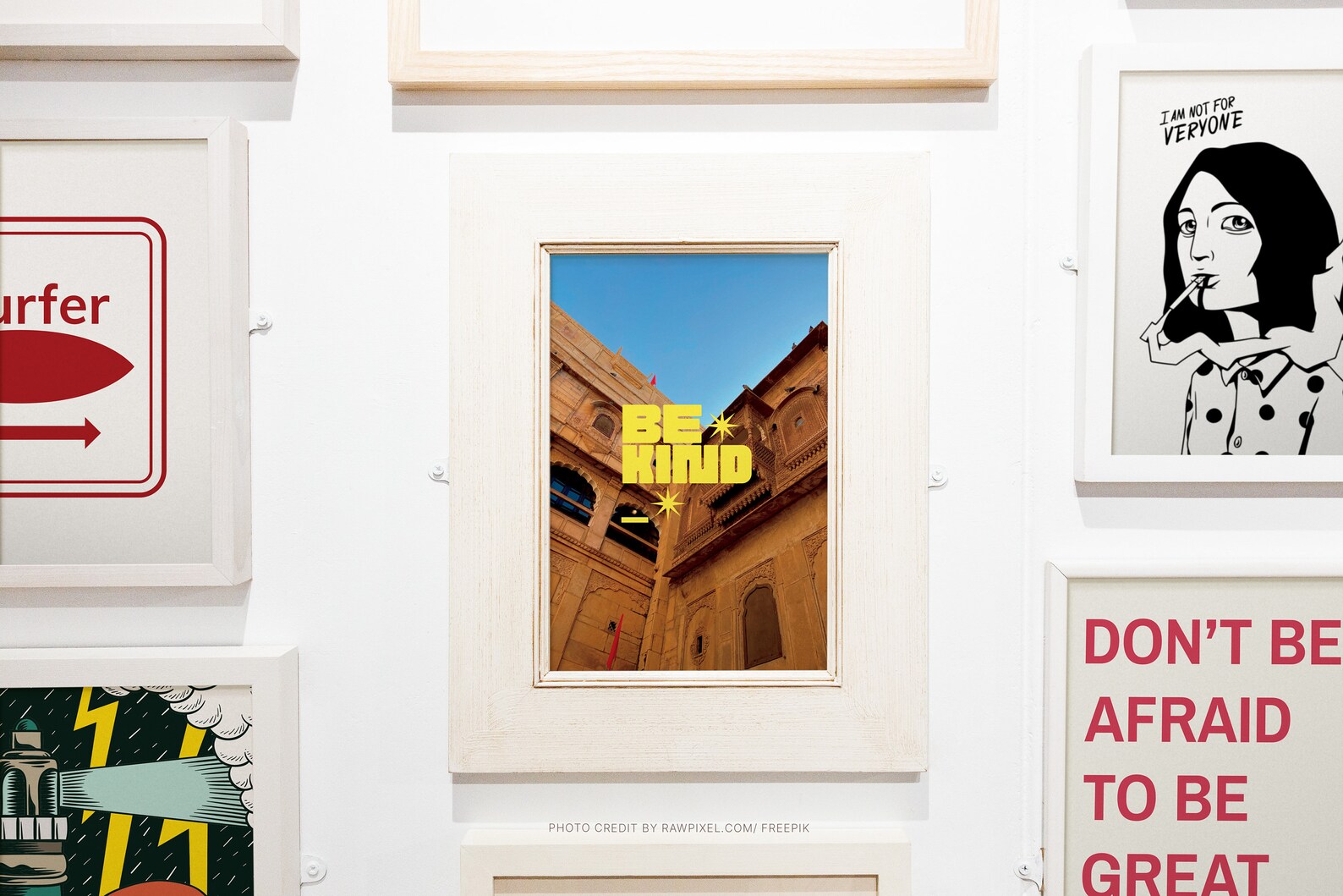 Be Kind Printable Poster Positive Self Talk Poster Retro - Etsy