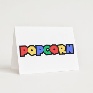 Mario Food Labels, Super Mario Food Tents, Modern Mario Food Tents ...