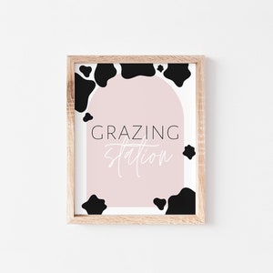 Grazing Station Cow Print Party Supplies, Farm Theme Birthday, Rustic ...