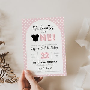 Minnie Mouse Party Bundle Minnie Mouse Invitation Template - Etsy