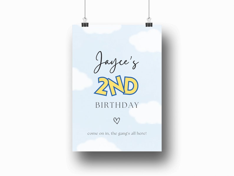 Toy Story Welcome Sign Toy Story Birthday Party Digital Sign - Etsy