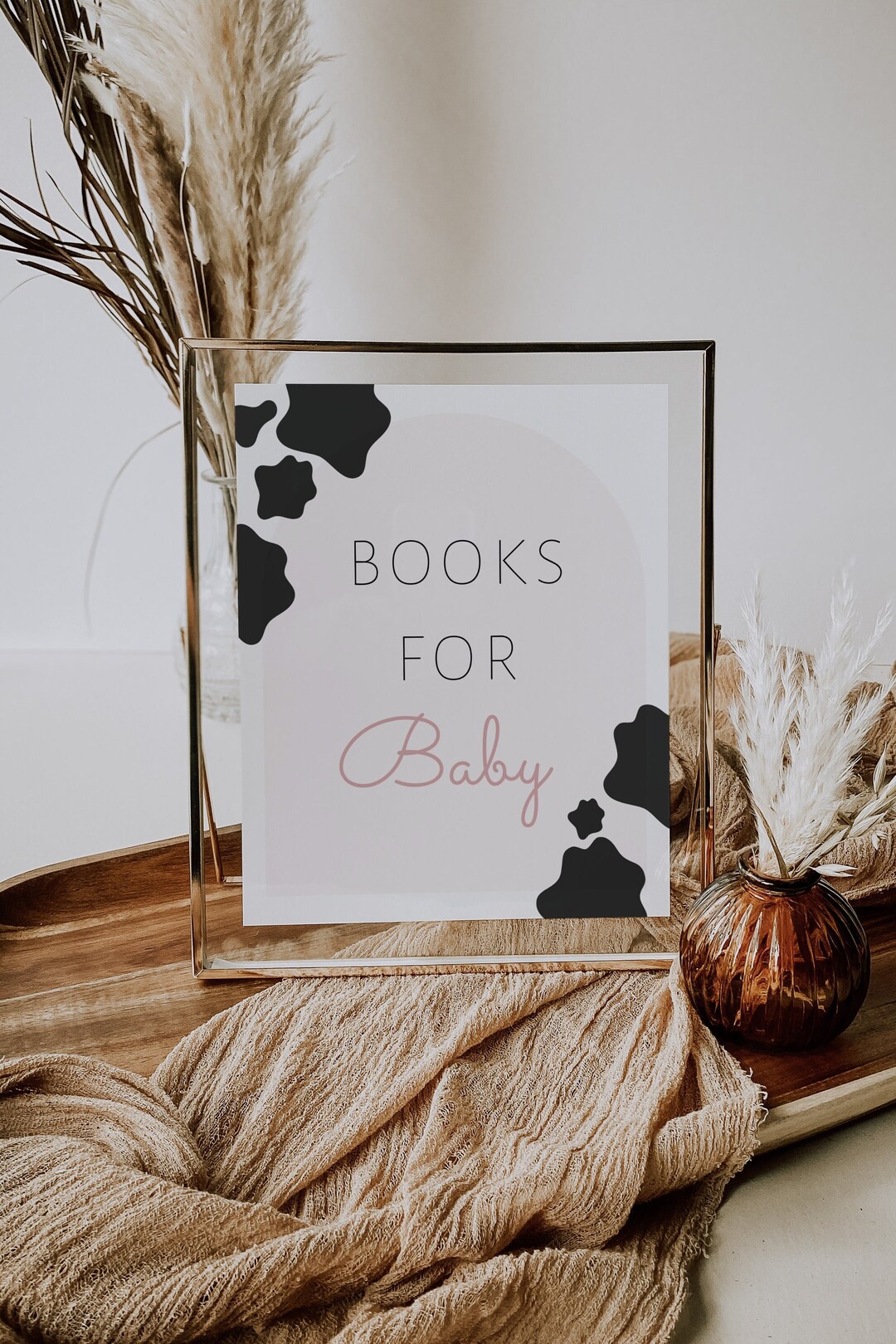 Books for Baby Sign, Baby's Library Books for Baby Shower, Book Request ...