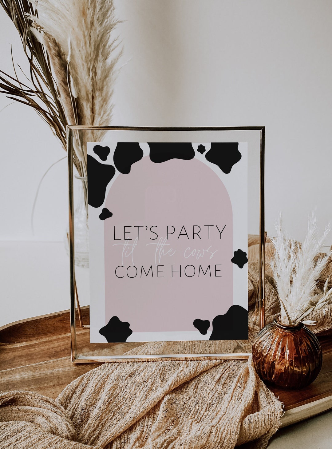 Let's Party 'til the Cows Come Home, Cow Birthday Party Supplies, Farm ...