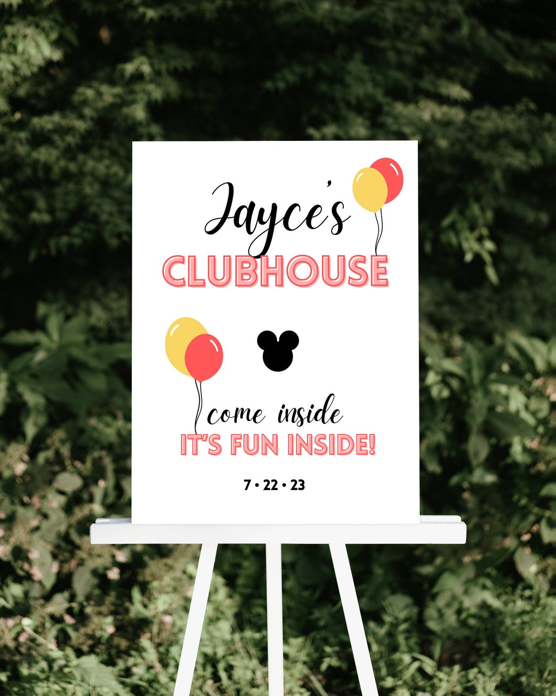 Mickey Mouse Welcome Sign Mickey Mouse Welcome Board Mickey - Etsy