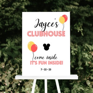 Mickey Mouse Welcome Sign, Mickey Mouse Welcome Board, Mickey Mouse ...