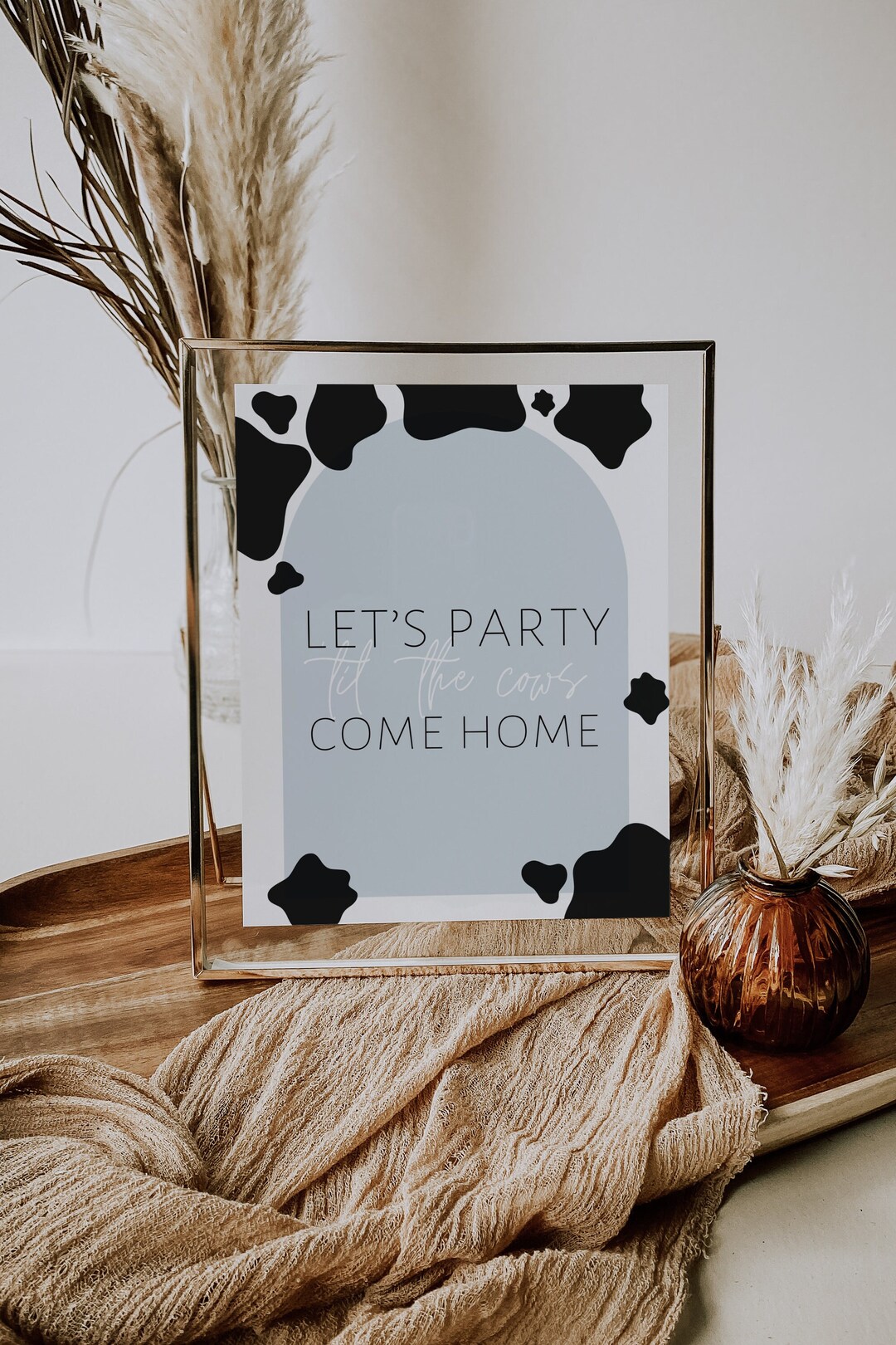 Let's Party 'til the Cows Come Home, Cow Birthday Party Supplies, Farm ...