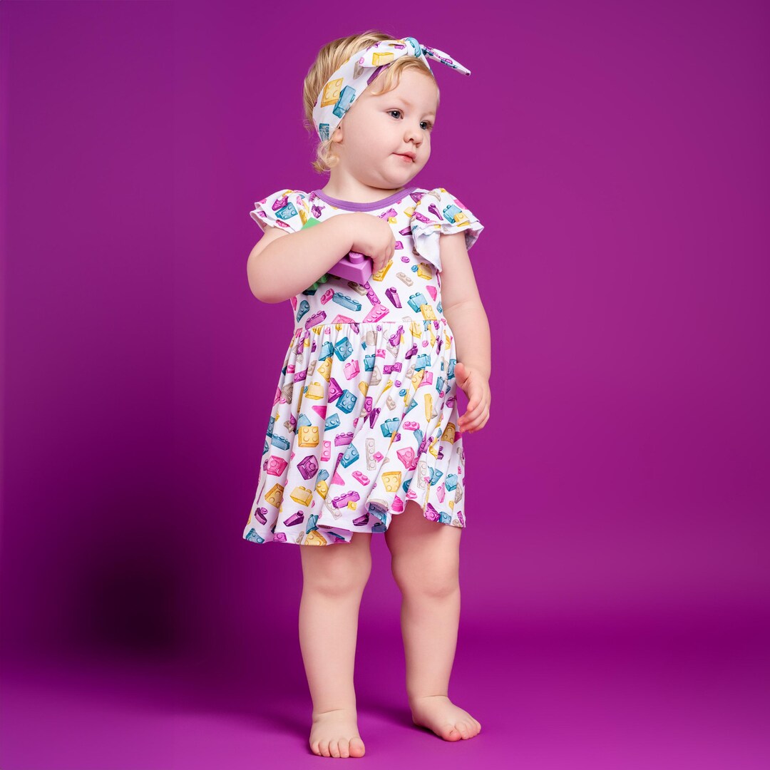 Blocks Bamboo Twirl Dress , Blocks Dress ,blocks Clothing, Blocks ...
