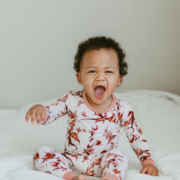 Baby Dragon Pajamas - Etsy