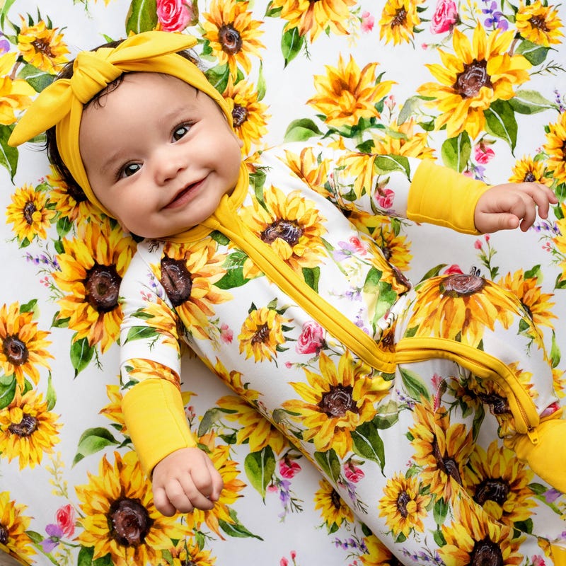 Sunflowers Pajamas - Etsy