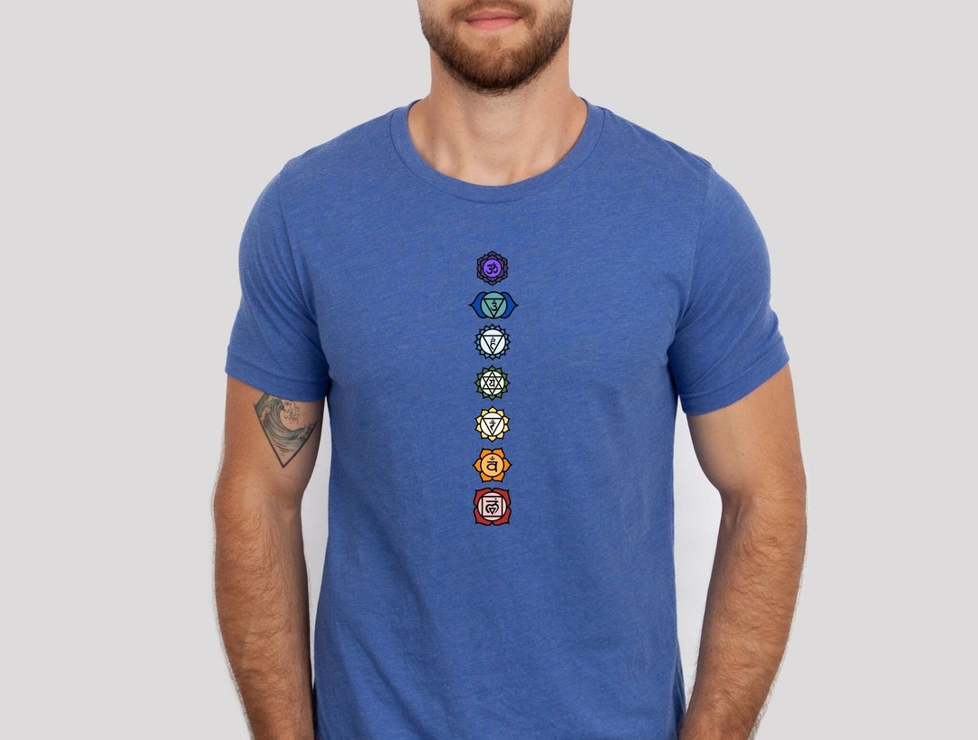 Chakra T-shirt, 7 Chakras Shirt, Metaphysical Shirt, Yoga Tshirt, Reiki ...