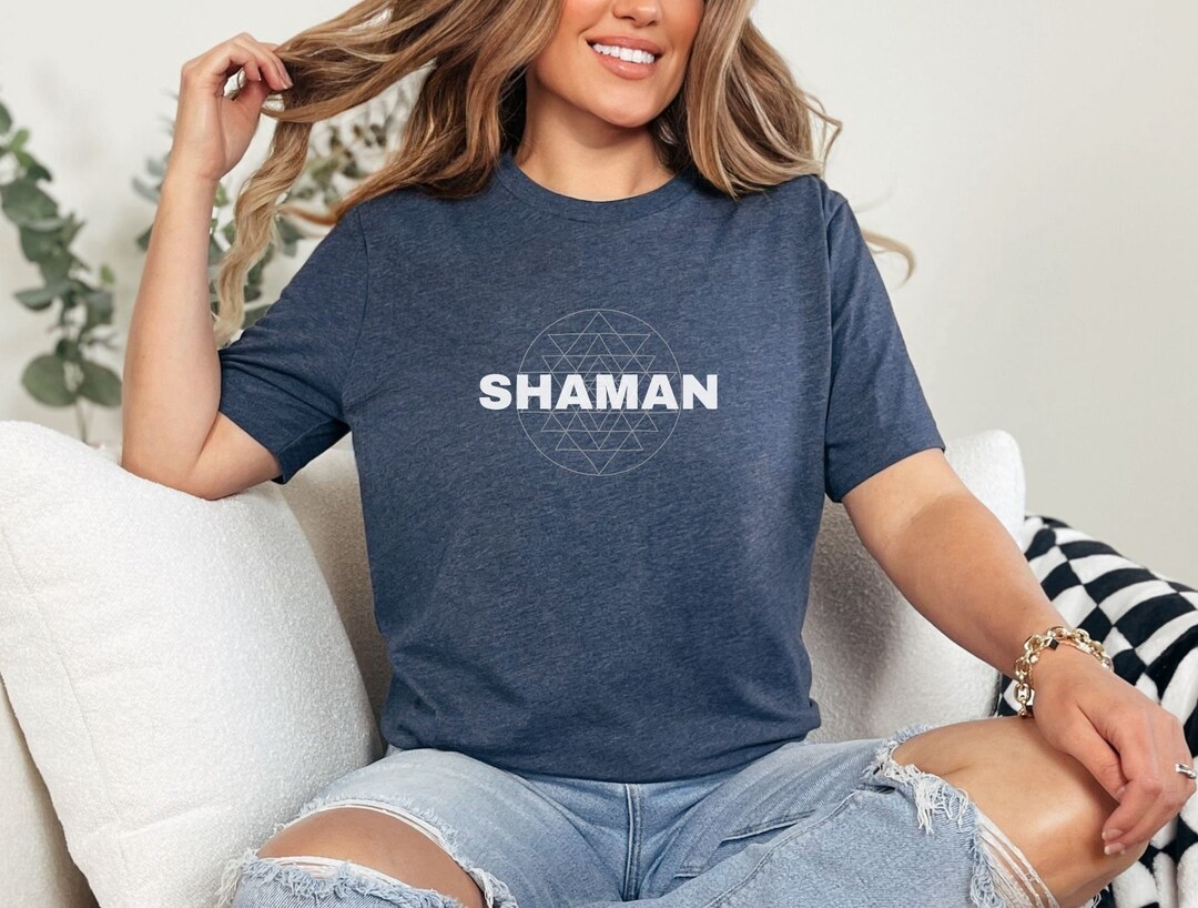 Shaman T-shirt, Sri Yantra Shirt, Shamanism Shirt, Shamanic T-shirt ...