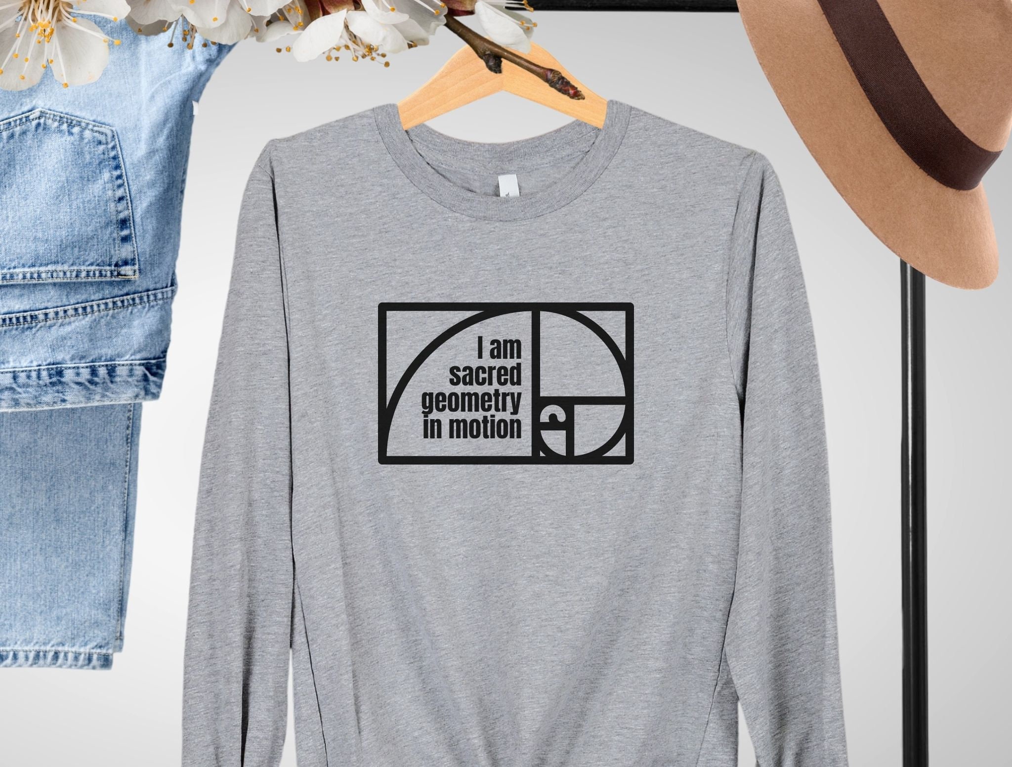 Sacred Geometry Shirt, Fibonacci Shirt, Fibonacci Design, Sacred ...