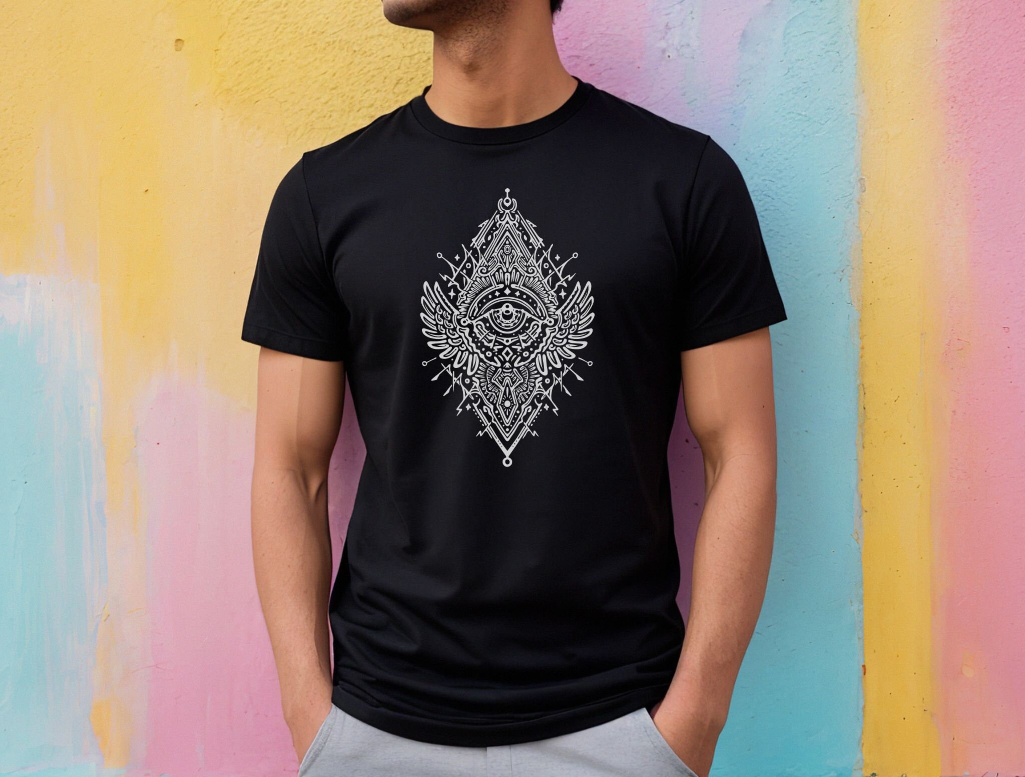 Shaman's Eye T-shirt, Shaman Eye Shirt, Sacred Geometry, Shamanism ...