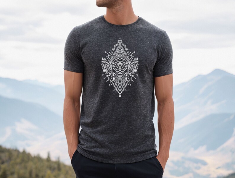 Shaman's Eye T-shirt, Shaman Eye Shirt, Sacred Geometry, Shamanism ...