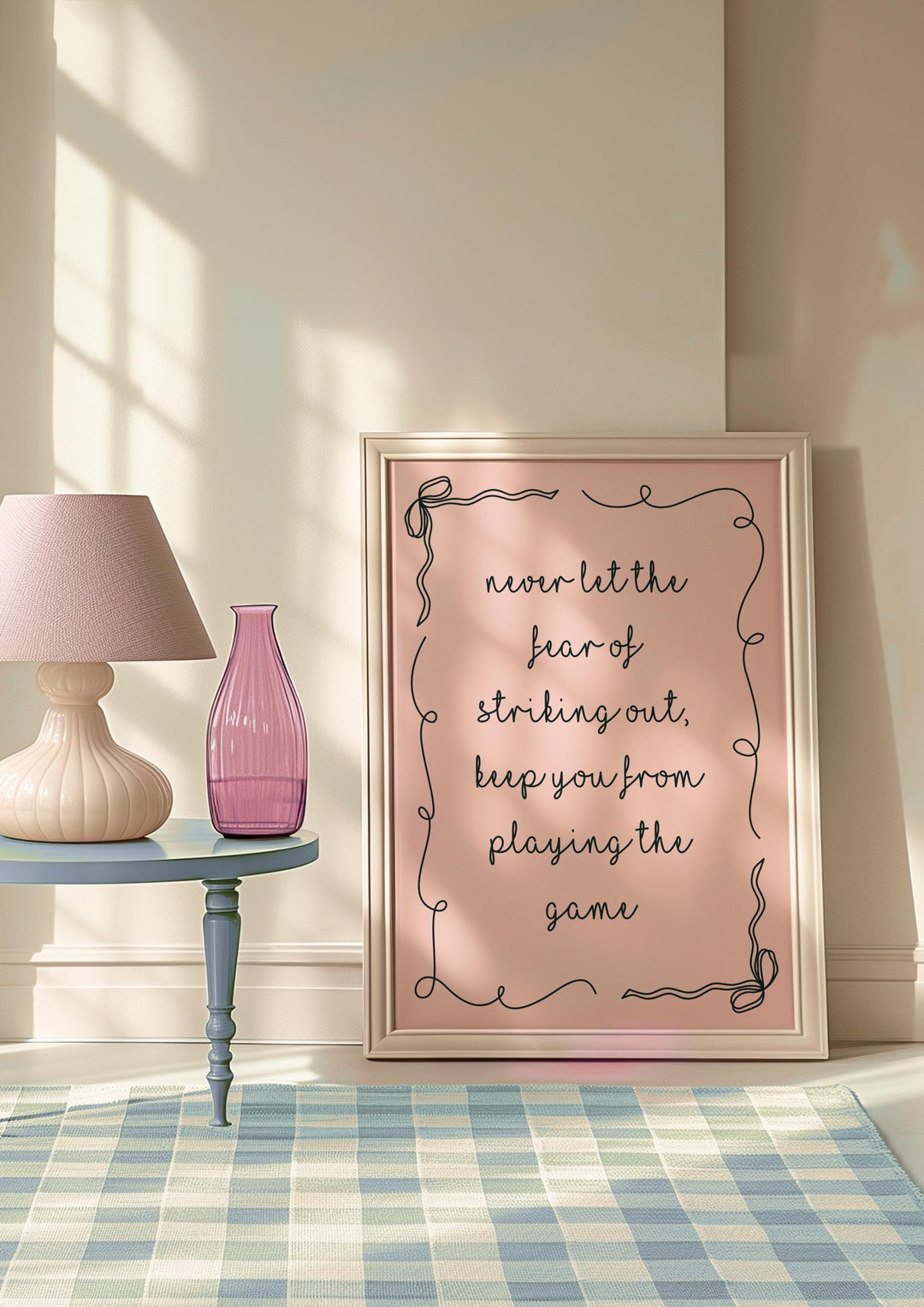 Never Let the Fear of Striking Out, Keep You From Playing the Game ...