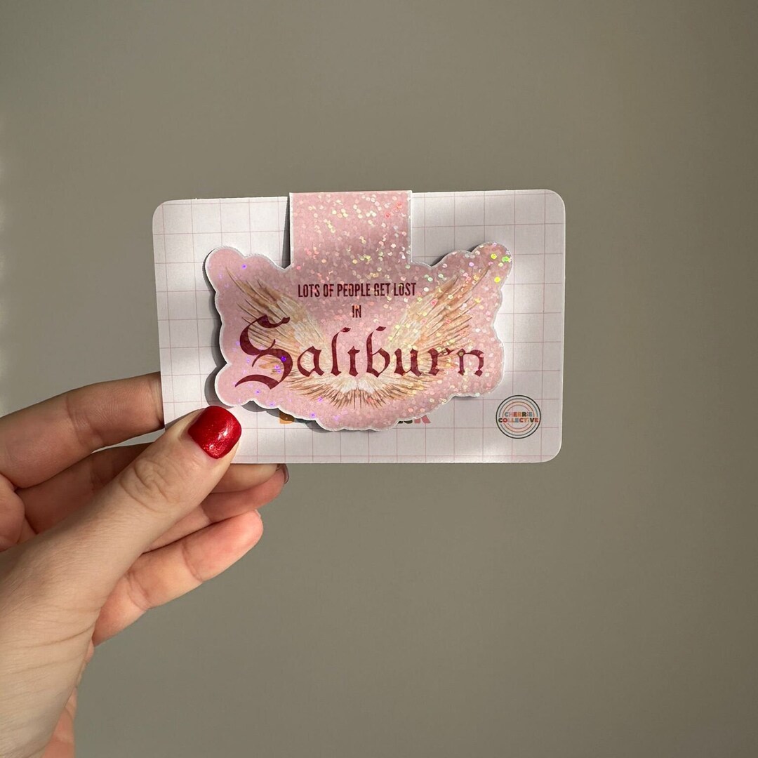 Saltburn Inspired Shiny Magnetic Bookmark, Laminated Booktok ...