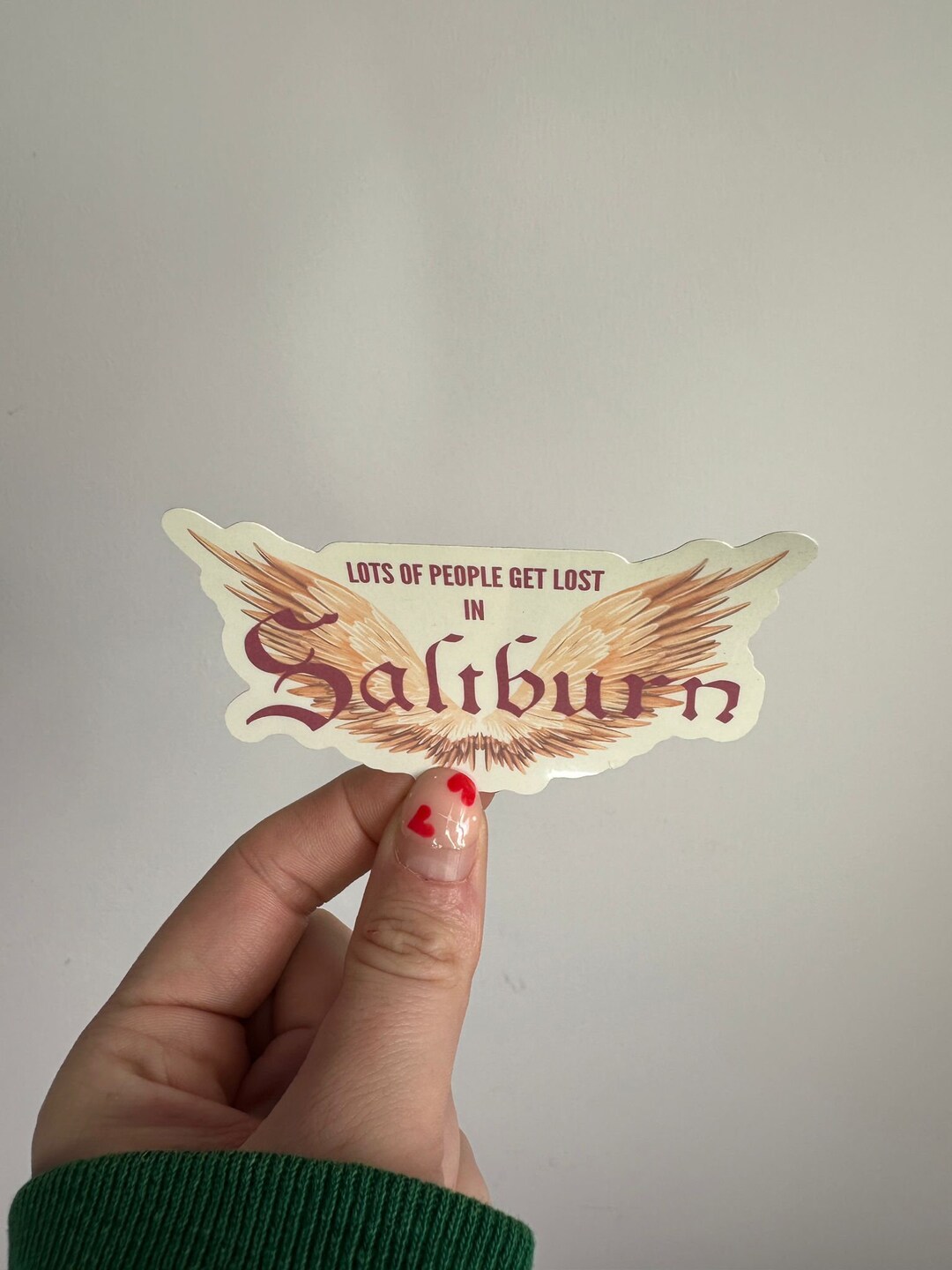 Saltburn Movie Inspired Laminated Sticker, Lots of People Get Lost in ...