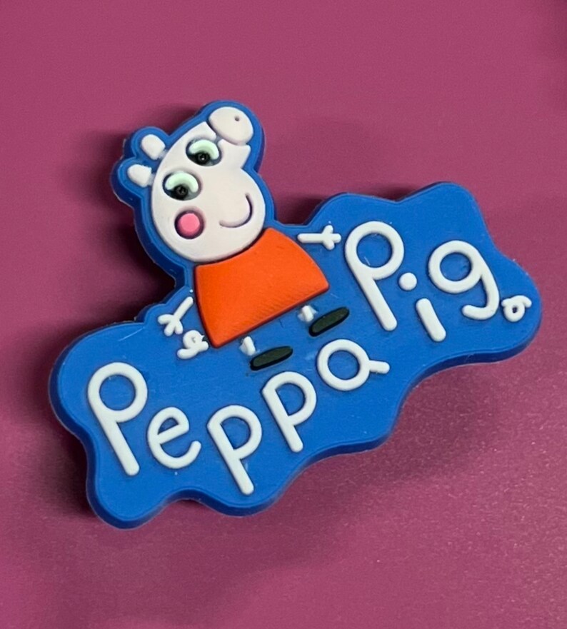 Peppa Pig Croc Charms - Etsy