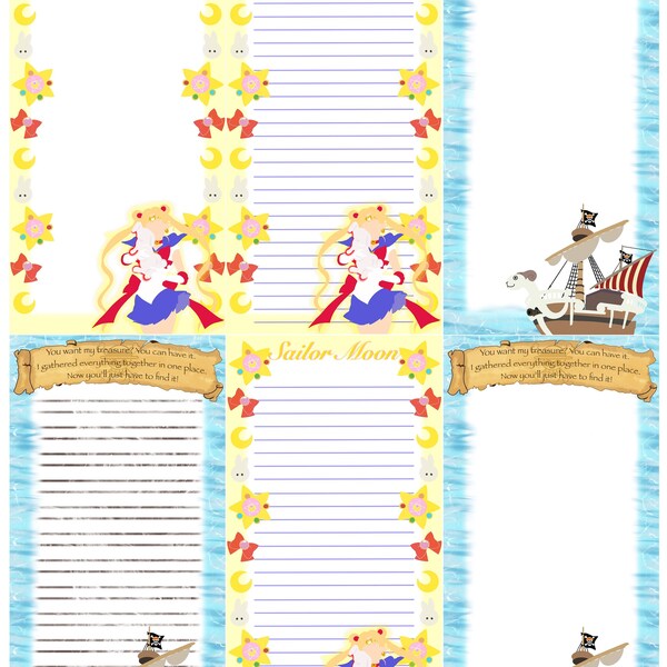 Anime Notepad - Etsy