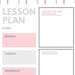 Printable Lesson Plan Teachers Planner - Etsy