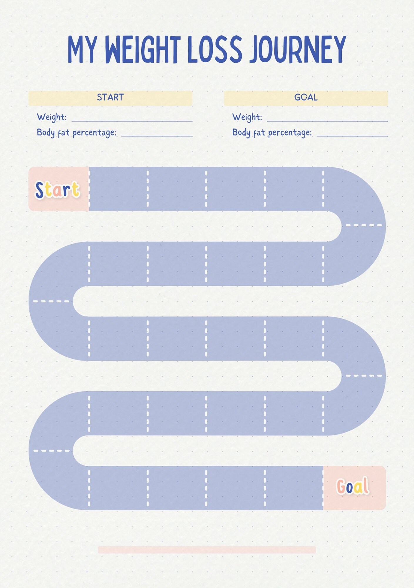 Fun Weight Loss Tracker - Etsy