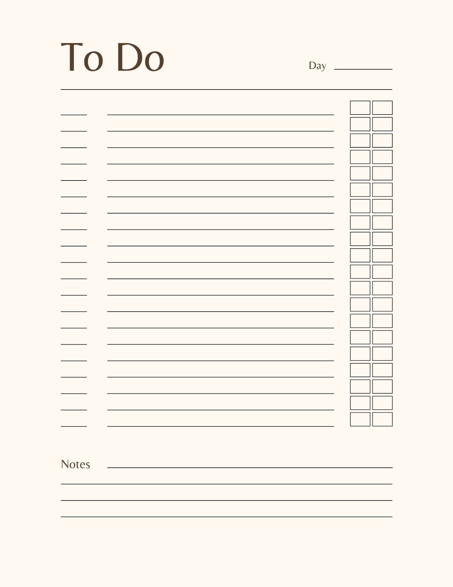 Easy and Simple Daily or Weekly To-do Downloadable - Etsy