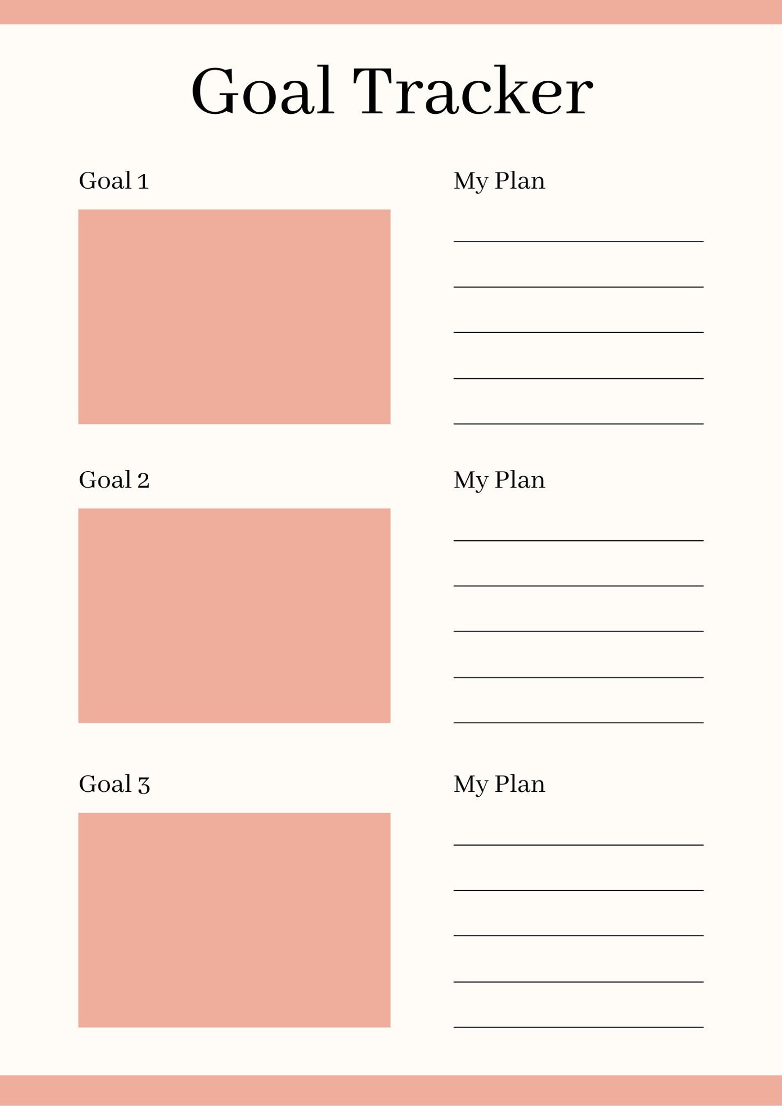 Goal and Plan Tracker - Etsy