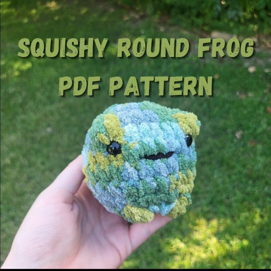 No Sew Squishy Round Frog PDF Pattern - Etsy