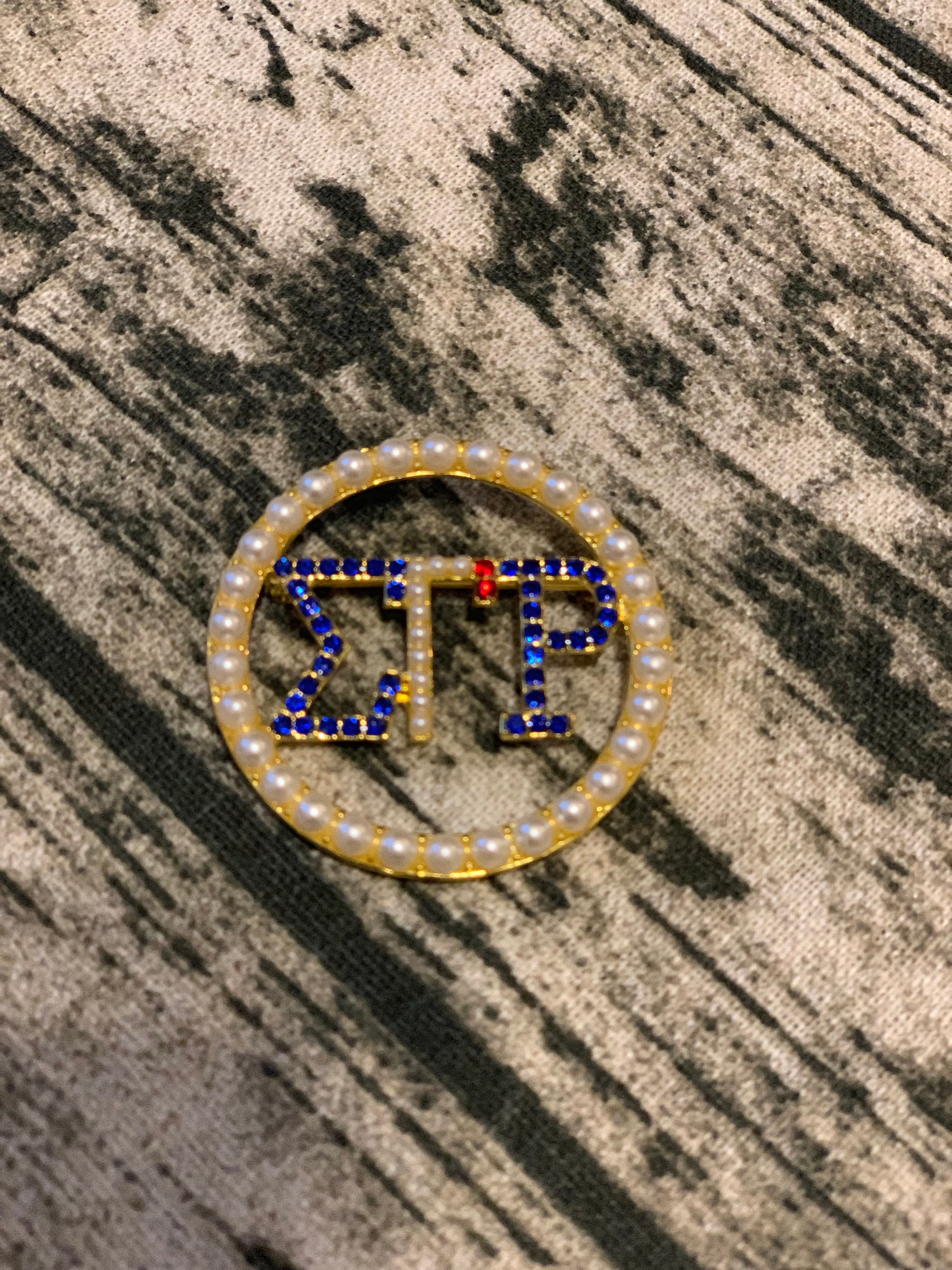 SGRHO PEARL PIN - Etsy