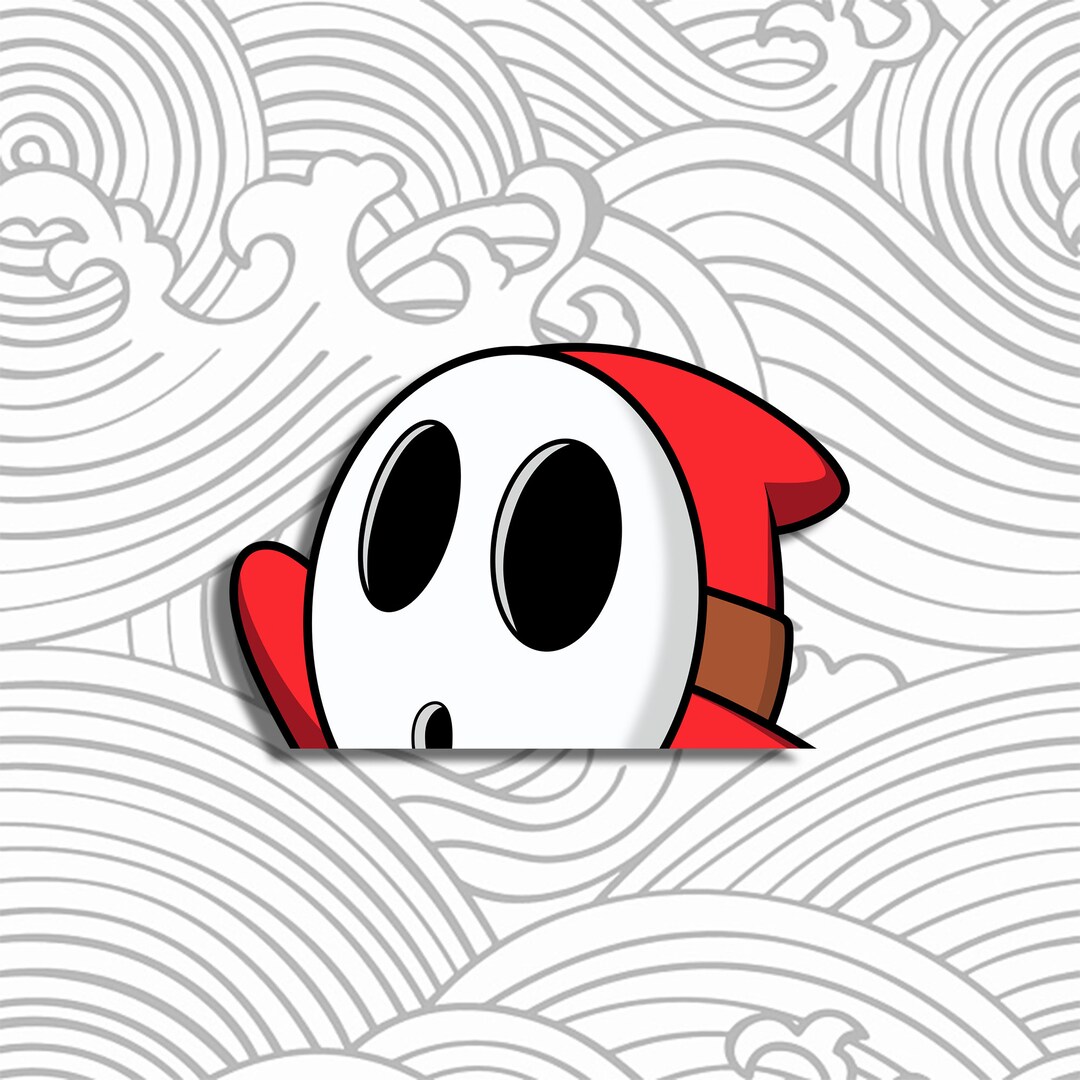 Shy Bro Peeker Sticker - Etsy