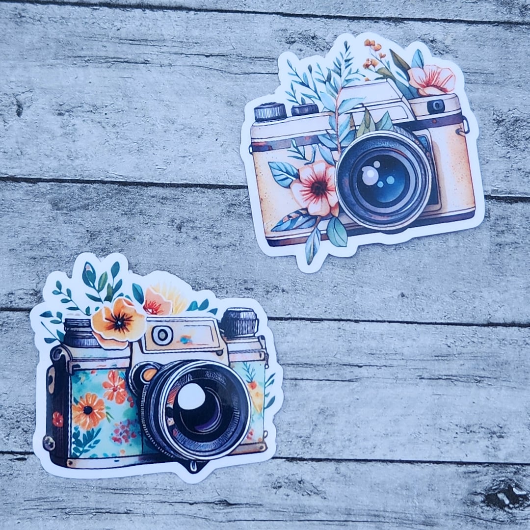 Vintage Camera Stickers Photography Gifts Photographer Retro Laptop ...