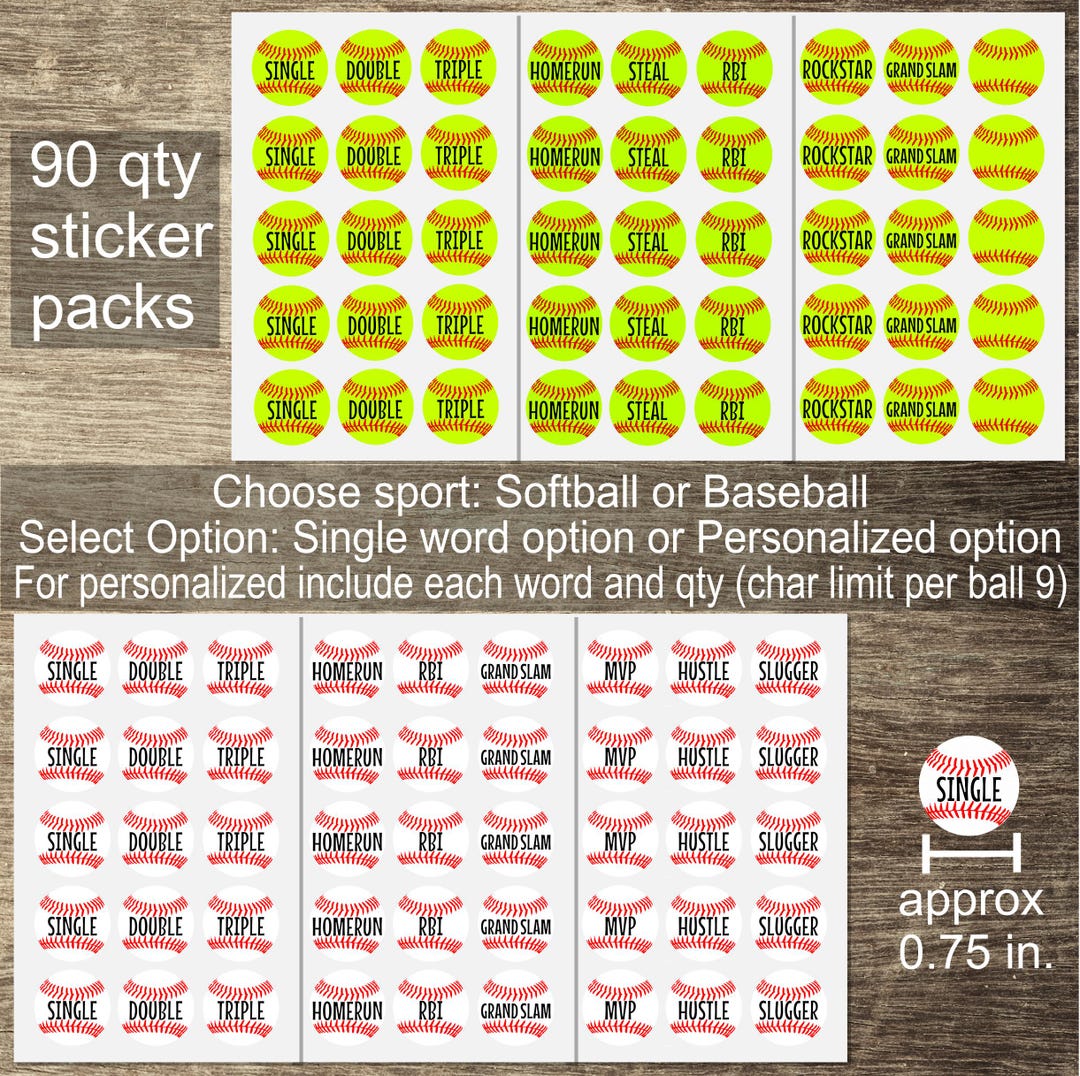 90 Water Resistant Vinyl Helmet Achievement Stickers Refill Pack ...