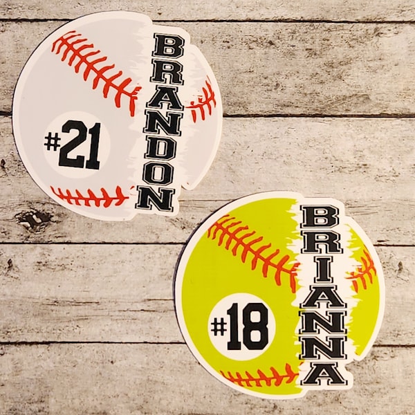 Softball Vinyl - Etsy