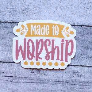 Water Resistant Vinyl Sticker | Christian Stickers | Choose to Shine ...