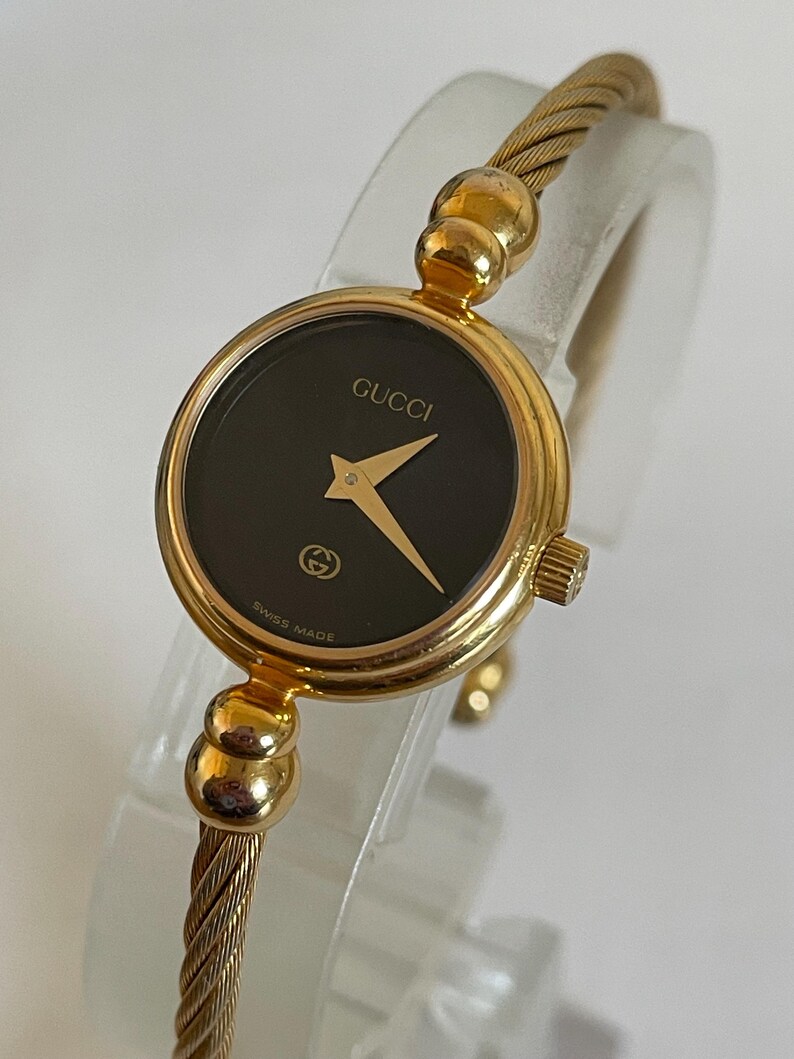 Vintage Gucci Watch Twisted Rope Cable Band 2700L - Etsy