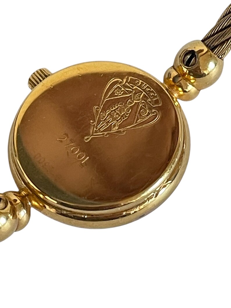 Vintage Gucci Watch Twisted Rope Cable Band 2700L - Etsy