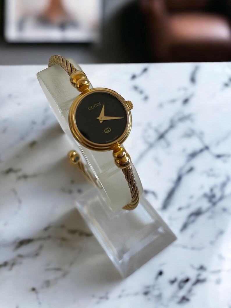 Vintage Gucci Watch Twisted Rope Cable Band 2700L - Etsy