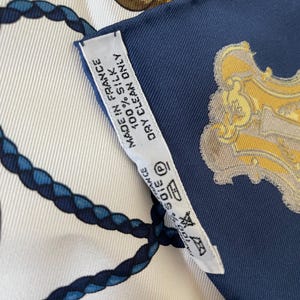 Vintage Hermes Silk Scarf Les Clefs Keys Motif, Designed by Cathy ...