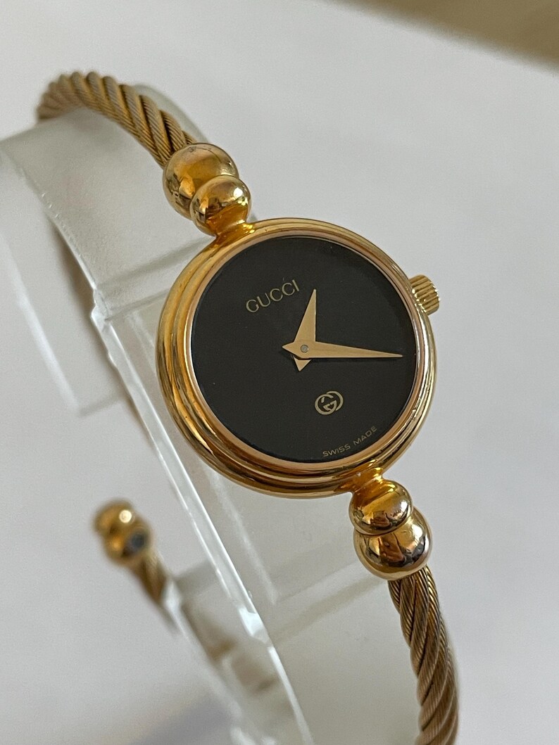 Vintage Gucci Watch Twisted Rope Cable Band 2700L - Etsy
