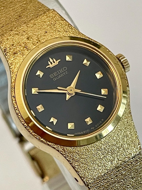 vintage seiko gold tone - Gem