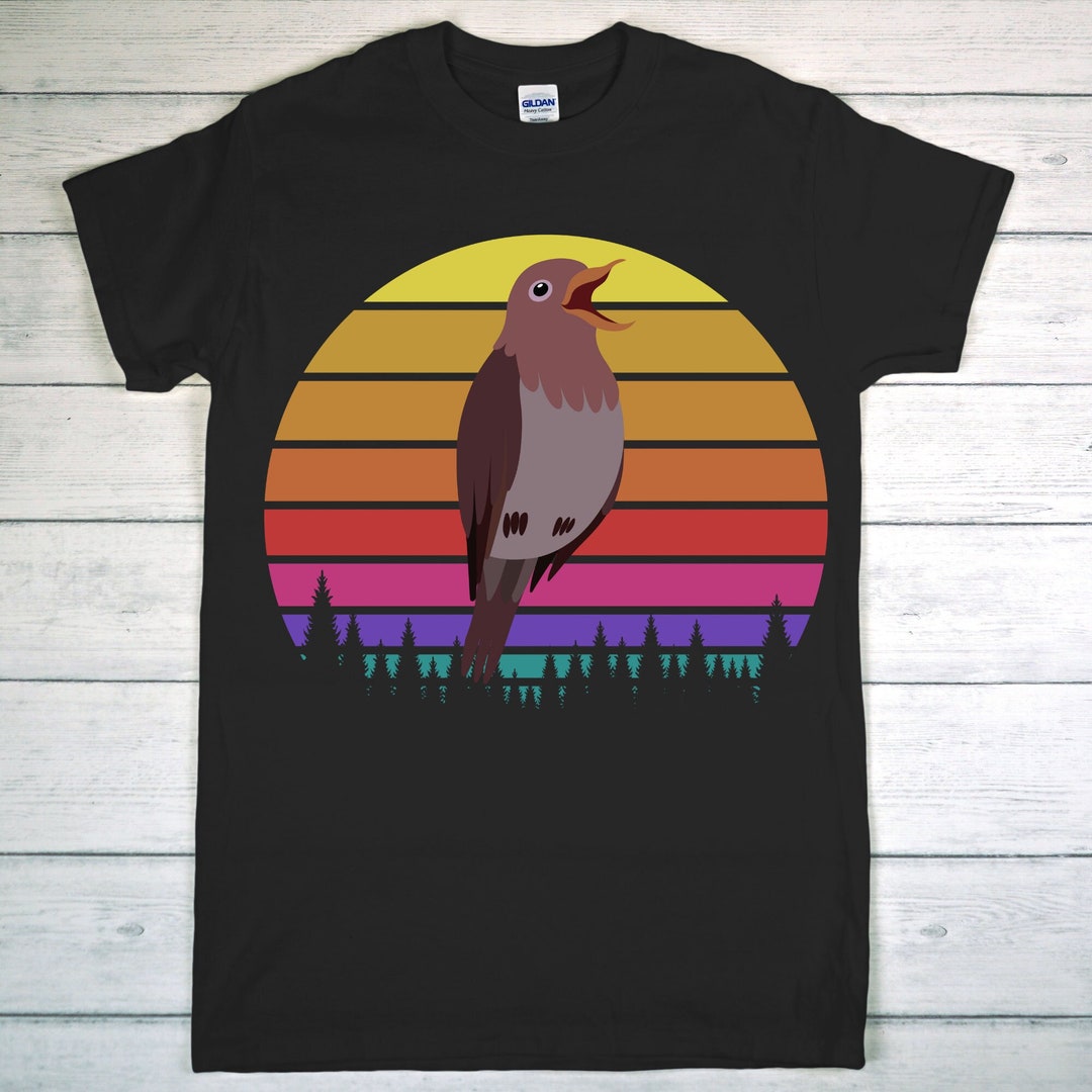 Nightingale Shirt, Nightingale Bird T Shirt, Nightingale Gift ...