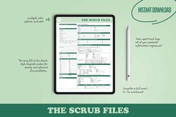 New Grad ICU Report Sheet/nurse Brain Template - Etsy