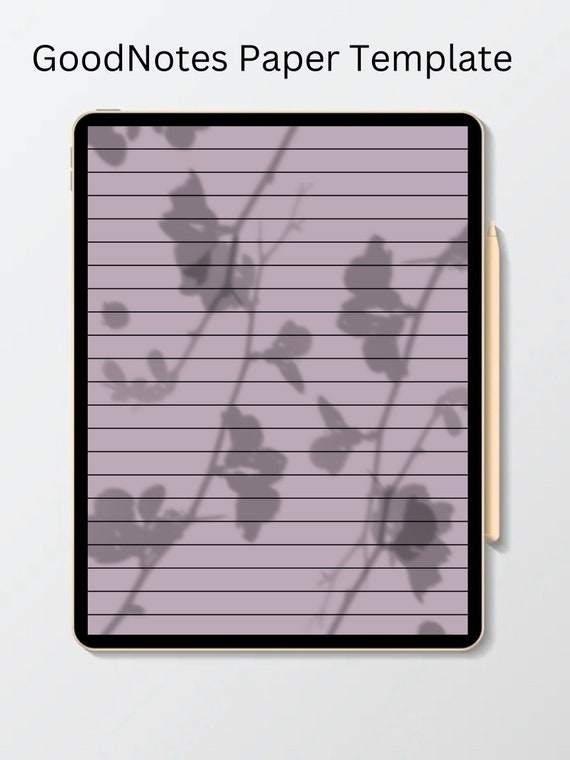 Goodnotes Lined Paper Templates at Meagan Burlingame blog