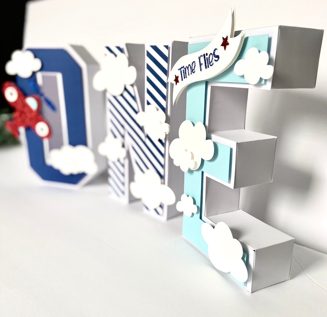 Airplane 3D Letters Prop Airplane Party Decorations Plane - Etsy