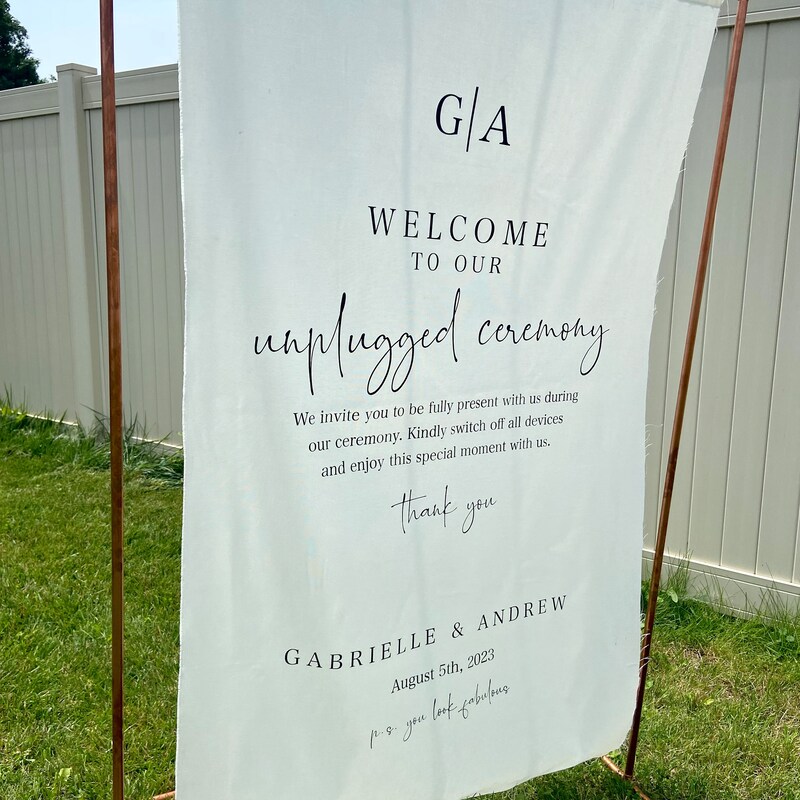 Fabric Sign - Etsy