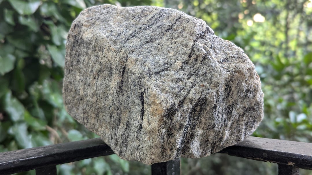 Gneissic Granite Rock Large, Intrusive Igneous Specimen or Decorative ...