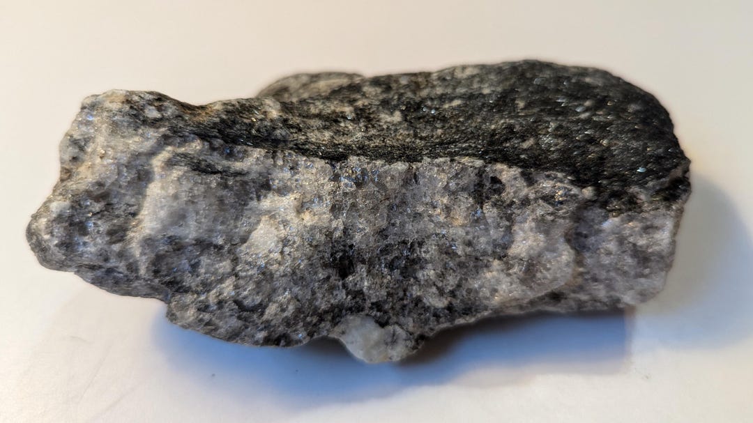 Biotite Mica Quartz Veined Rock * Metamorphic Crystal-rich Specimen or ...