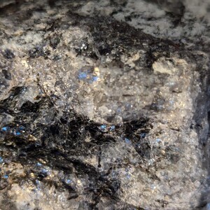 Biotite Mica Quartz Veined Rock * Metamorphic Crystal-rich Specimen or ...